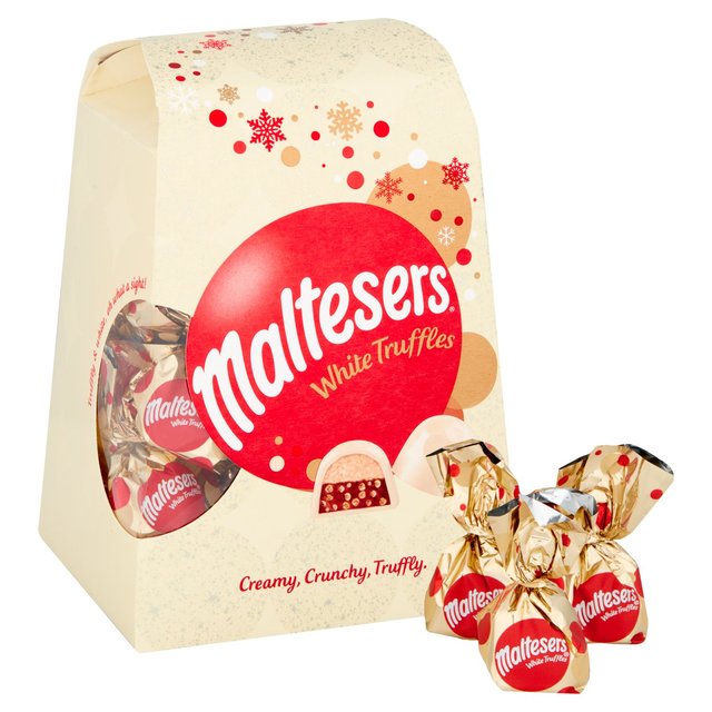 White chocolate maltesers store