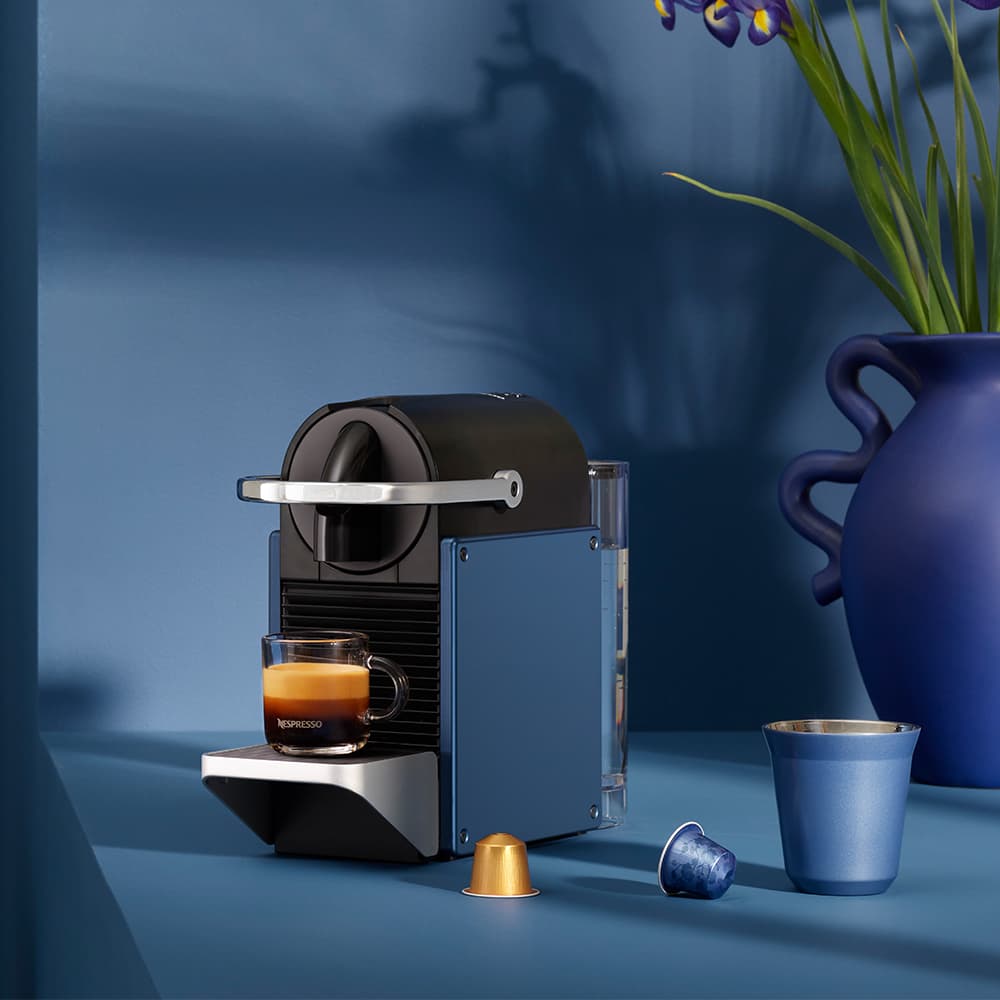 Nespresso New PIXiE Dark Blue Coffee Machine – Espresso Libya