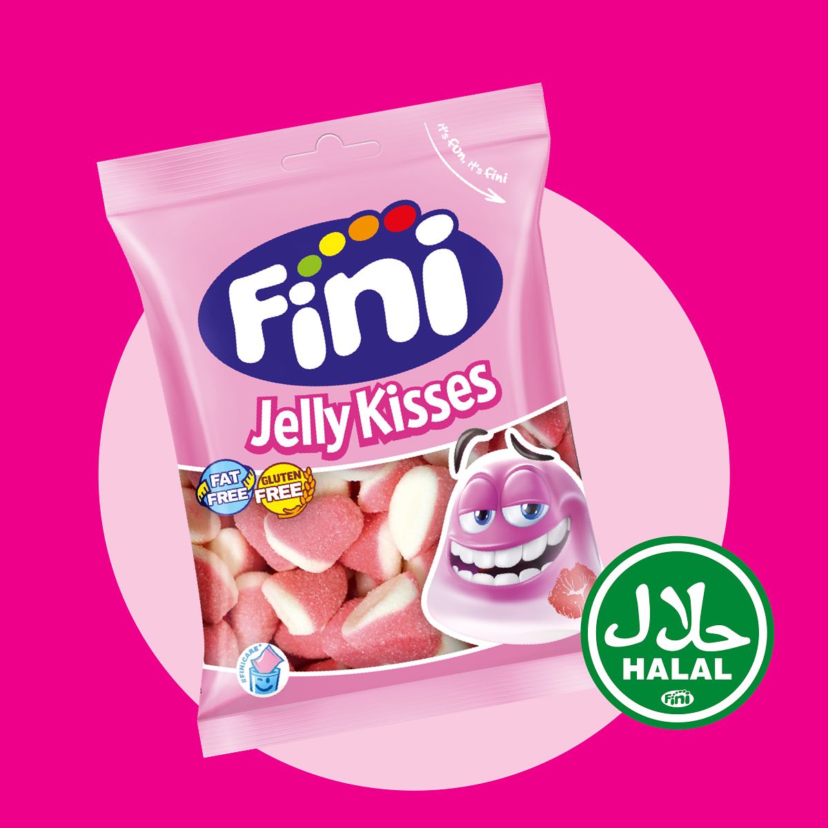 Fini Bisous fraise Gummy Candy - 90g – Espresso Libya