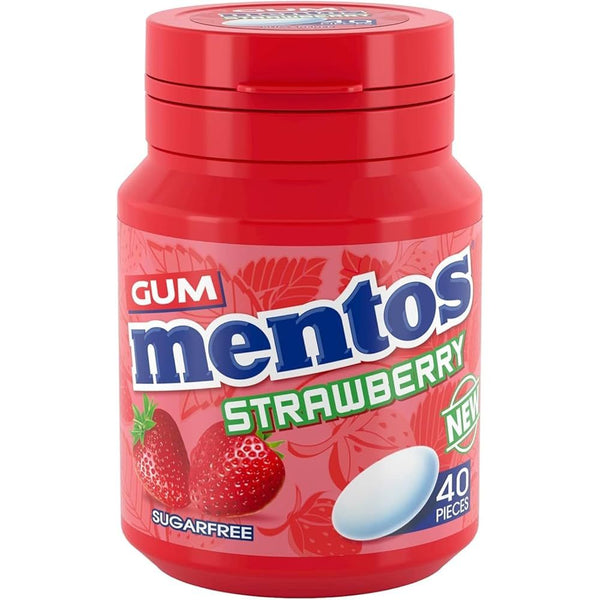 Mentos Pure Fresh, Strawberry 56g – Espresso Libya