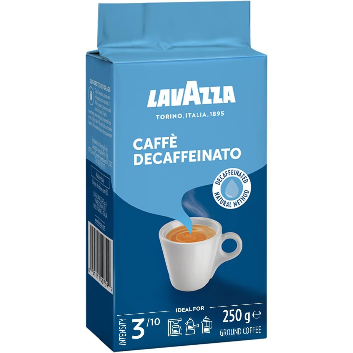 Lavazza Dek Classico decaffeinated Ground Coffee (250g) – Espresso Libya