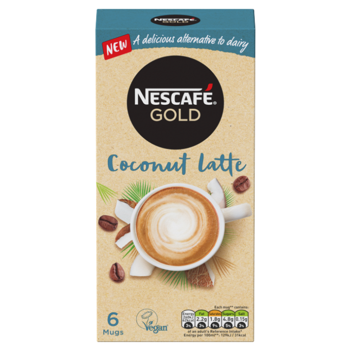 Nescafe Gold Coconut Latte Instant Coffee (8 mugs) – Espresso Libya
